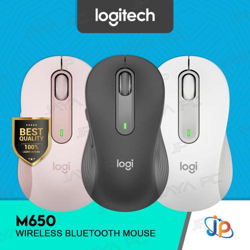 Jual Logitech Wireless Bluetooh Optical Mouse M650 Signature - Silent Click - Putih - Jakarta ...