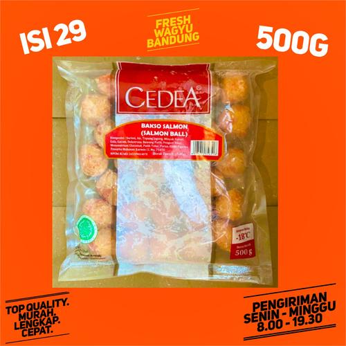 Jual CEDEA BASO SALMON BALL 500G SUKI SHABU STEAMBOAT HALAL PREMIUM ...