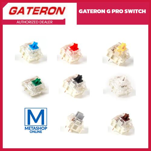Jual Gateron G Pro Switch Mechanical Keyboard Gaming Lubed - Black ...