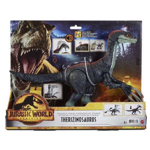 Jual Jurassic World Sound Slashin Slasher Therizinosaurus GWD65 Mainan ...