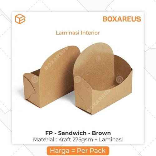 Jual Box Roti Bakar Panggang Toast Box Packaging | FP Sandwich ...