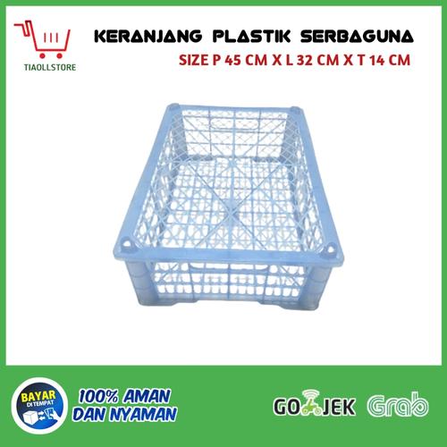 Jual Keranjang Plastik Eks Anggur Box Serbaguna Kranjang Persegi ...