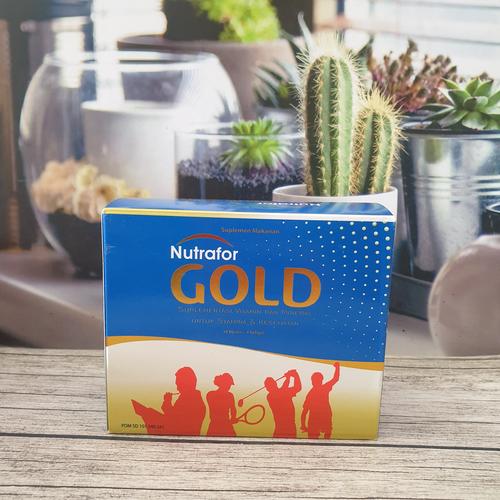 Jual Nutrafor Gold Box per 10 Blister x 4 Kapsul - Suplemen Stamina dan ...