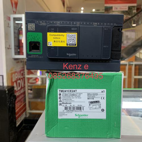 Jual PLC SCHNEIDER TM241CE24T, M241-24 I/O,TRANSISTOR OUTPUT,PNP ...