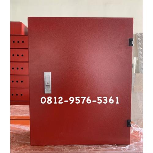 Jual box panel merah kunci push 30x40x20 40x30x20 plat 1.2mm push lock ...