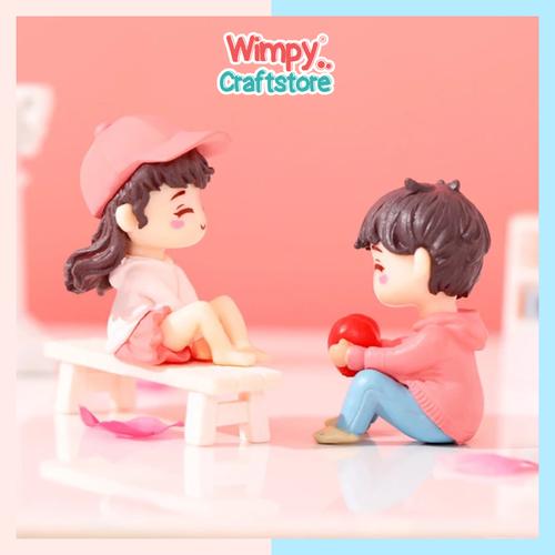 Jual Miniature Figure Hiasan Kue Taman Terrarium Ring Bearer Cake ...