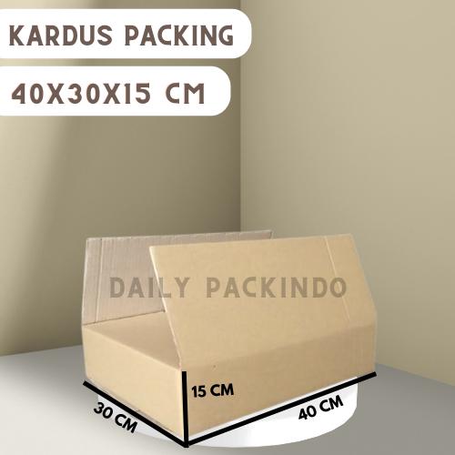 Jual Kardus/Packing/Dus/Corrugated/Box uk 40x30x15 Cm Dus Besar Double ...