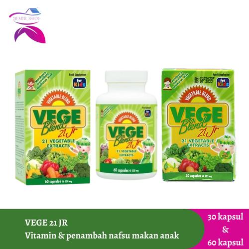 Promo Vegeblend 21 Junior Ekstrak 21 Jenis Sayuran / Suplemen Anak 30 ...