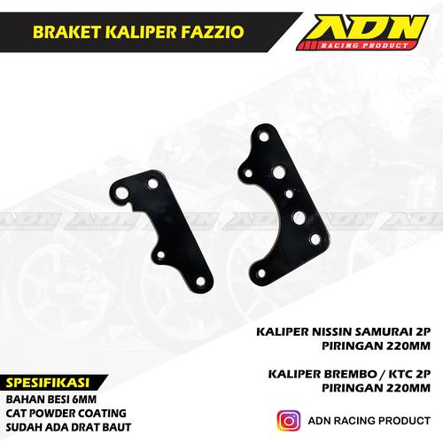Jual Braket Kaliper Nissin Samurai 2P Yamaha Fazzio 220 MM - Nissin 220 - Kab. Bandung - ADN ...