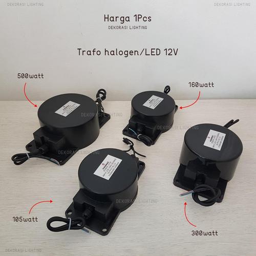 Jual Trafo halogen / led 12V 105w 160w 300w 500w waterproof outdoor 12 ...