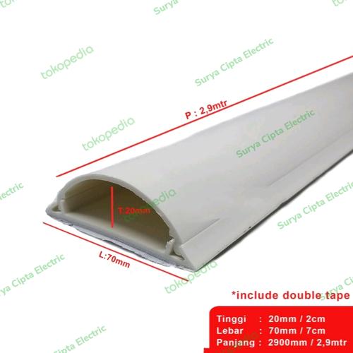 Jual Floor Duck Oval 70x20 2.9 Meter Kabel Duck Lantai - Jakarta Pusat ...