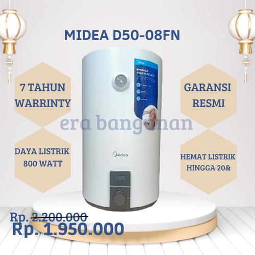 Jual MIDEA WATER HEATER LISTRIK STROGE 50 LITER / D50-08FN NEW PRODUK ...