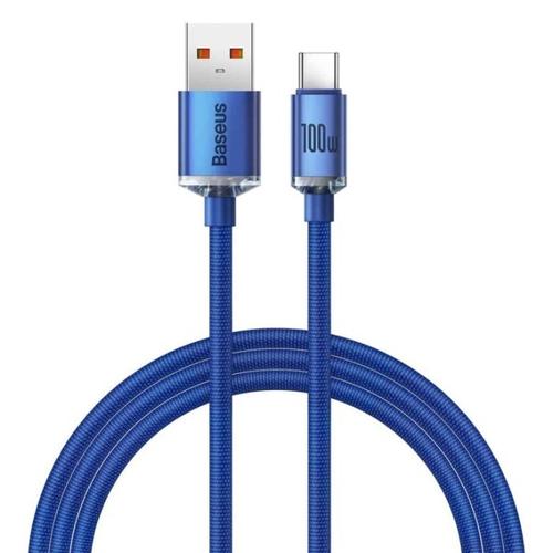 Jual BASEUS Kabel Data Crystal Shine Fast Charging USB to C 1.2m CAJY04 ...