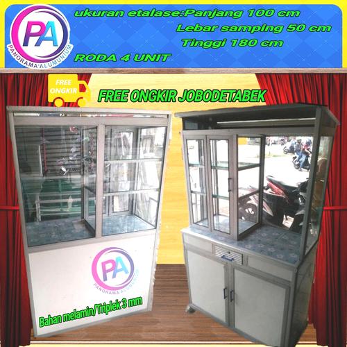 Jual ETalase gerobak nasi, Gerobak jualan makan,show case makanan ...