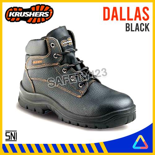 Jual Sepatu Safety Shoes Krushers Dallas Black - Hitam, 38 - Jakarta ...