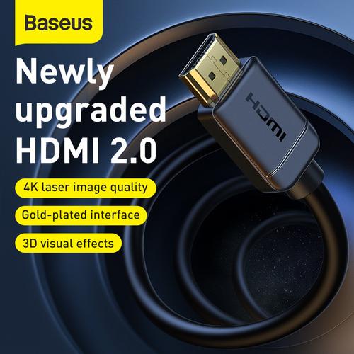 Jual BASEUS KABEL HDMI TO HDMI 4K HD TO 4K HD ADAPTER CABLE KABEL HDR ...