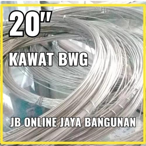 Jual kawat las pakan las karbit kawat tali putih BWG harga per rol ...