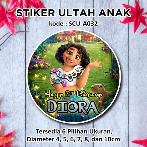 Jual STIKER ULTAH ANAK DISNEY ENCANTO MOVIE STICKER ULANG TAHUN LABEL ...