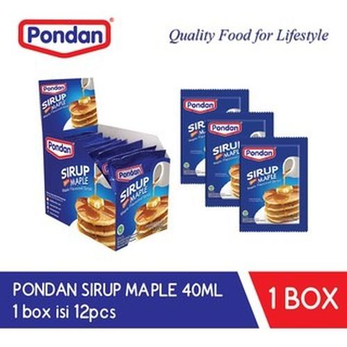 Jual PONDAN SIRUP MAPLE 40ML X 12(1BOX),COCOK UNTUK TOPPING PANCAKE DLL ...