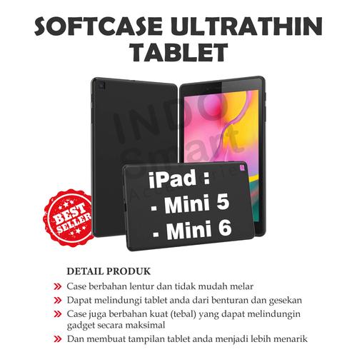 Promo Softcase iPad Mini 5 6 Ultrathin Case Silicon Casing Bening ...