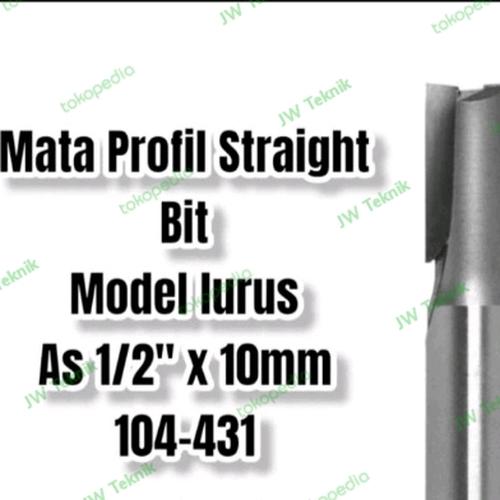 Jual Mata Profil Kayu Lurus Straight Bit 3mm Mata Router Mata Trimmer ...