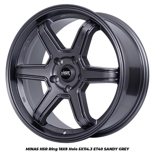Jual velg mobil suzuki SX4 s cross ring 18 velg MINAS HSR R18 - Jakarta ...