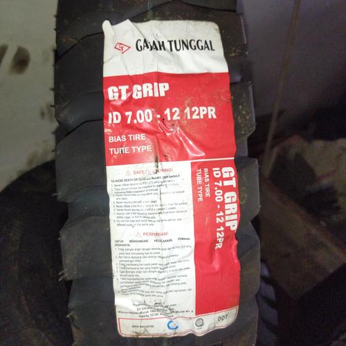 Jual ban luar forklift ukuran 700-12 12pr grip gajah tunggal Set ...