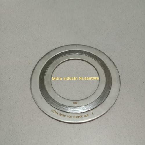 Jual Spiral Wound Gasket SWG Stainless 304 ANSI 300 3/4 inchi / DN 20 ...