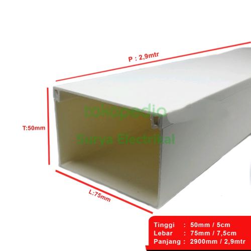 Jual Trunking duct 50x75x300 / duck 75x50 3m - Jakarta Pusat - Surya ...