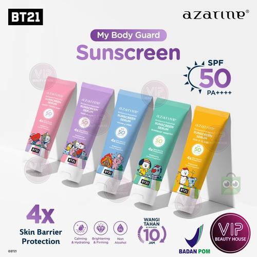 Promo VIP | AZARINE x BT21 Body Guard Moisturizer Sunscreen Serum SPF ...