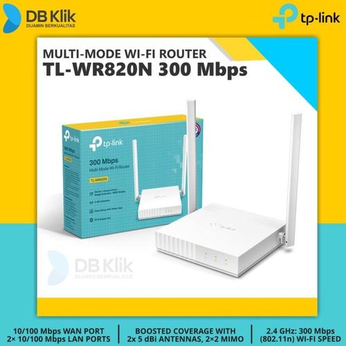 Jual TP-LINK TL-WR820N 300Mbps Wireless Router N Speed - Kab. Tangerang ...
