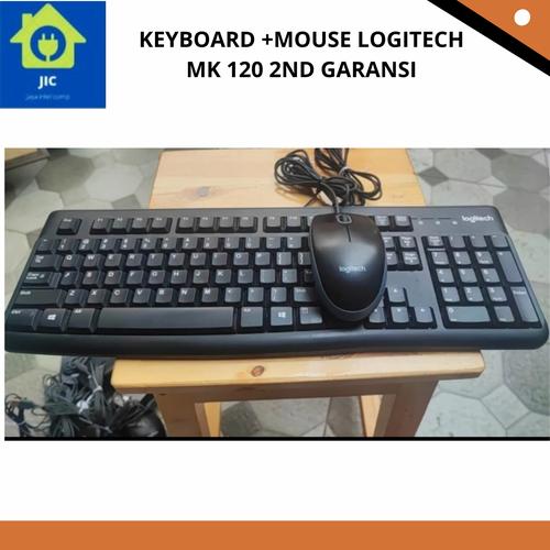 Jual KEYBOARD +MOUSE LOGITECH MK 120 2ND GARANSI - Jakarta Pusat - Jaya Intel Comp | Tokopedia