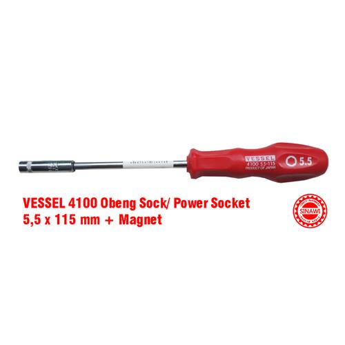 Jual Vessel 4100 Obeng Sock/ Power Socket 5,5 x 115 mm + Magnet ...