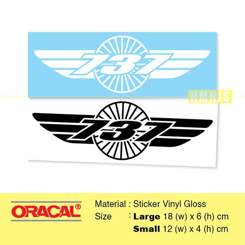 Jual Sticker 737, Sticker Boeing 737, Sticker Logo Boeing 737 - Jakarta ...