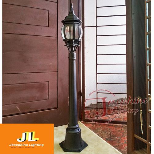 Jual Lampu Taman Tiang Outdoor Cabang 1 Seri 06 - 1,1 Meter - Hitam ...