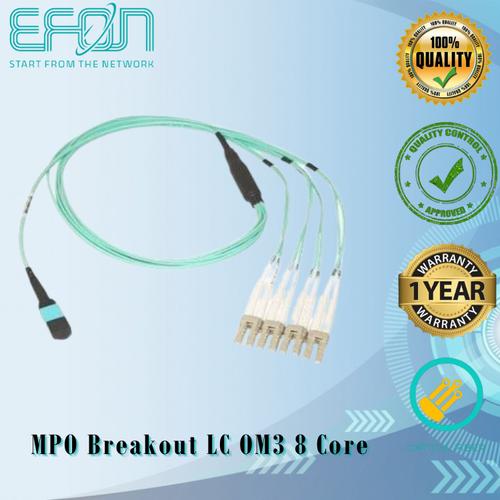 Jual MPO Breakout LC UPC OM3 8 Core 2 Meter Female Type A 40G SR4 LSZH ...