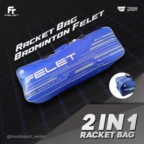 Jual TAS RAKET BADMINTON FELET - Black-Gray - Kab. Kendal - TRENSPORT ...