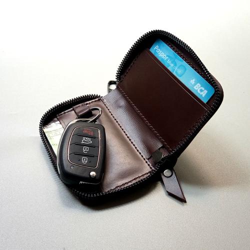 Promo Dompet Stnk Mobil Kulit Full Gantungan Kunci Keyless [ Kulit Asli ] - Coklat - Kota ...