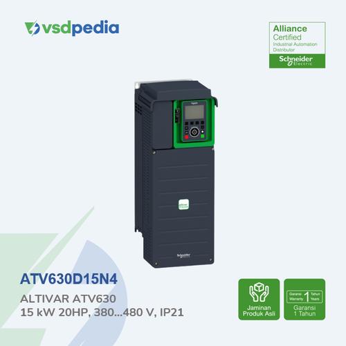 Promo SCHNEIDER ALTIVAR ATV630 INVERTER VSD VFD 15kW 20HP 380-480VAC ...