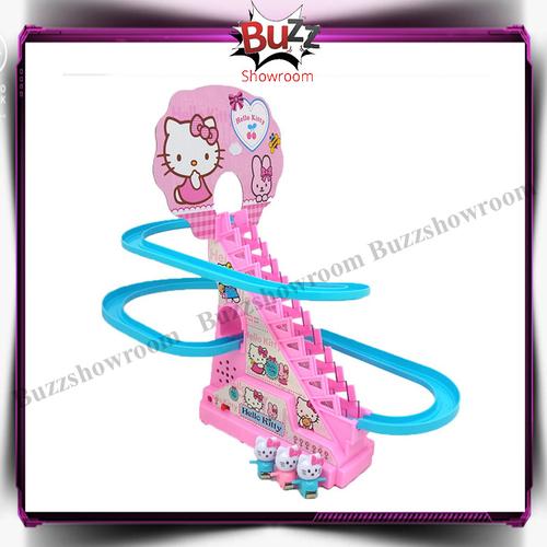 Promo Penguin Hello Kitty Duck Track Mainan Balap Naik Tangga Seluncur ...