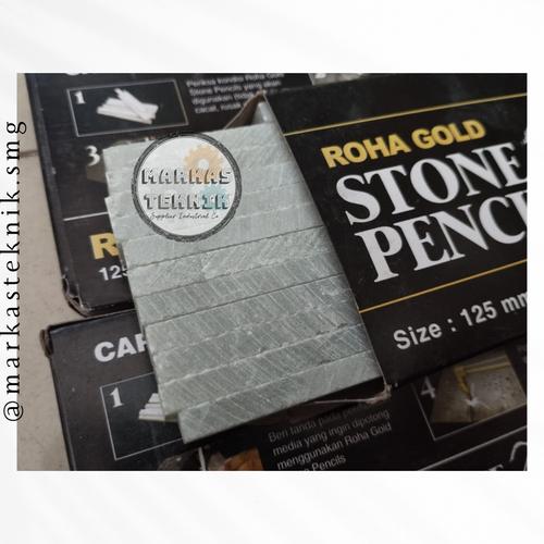 Jual ROHA Gold Stone Pencils / ROHA Kapur Besi 1 Pack Isi 12 - Kota ...