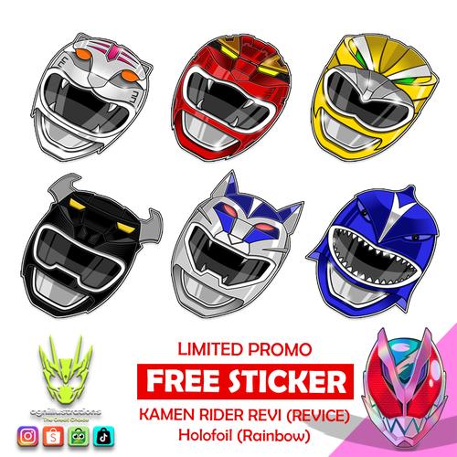 Jual Sticker Hyakujuu Sentai Gaoranger / Power Rangers Wild Force - All ...