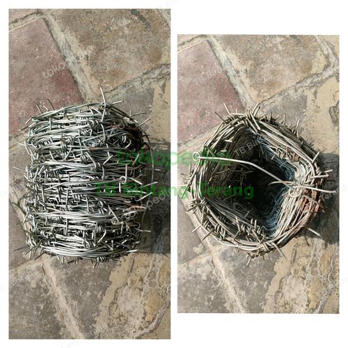 Jual KAWAT DURI BESI GALVANIS BWG 14 BERAT 4KG - Kota Tangerang - TB ...