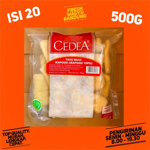 Jual CEDEA TAHU BASO SEAFOOD TOFU 500G SUKI SHABU STEAMBOAT PREMIUM ...