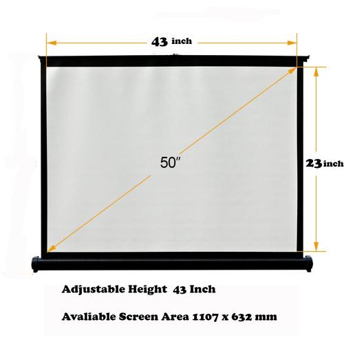 Jual Layar Projektor Portable 50" Screen Proyektor Portable uc46 ...