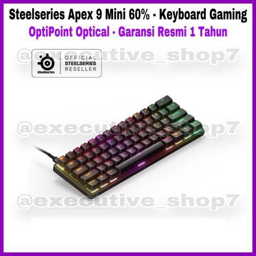 Jual Steelseries Apex 9 Mini 60% - Keyboard Gaming - OptiPoint Optical ...