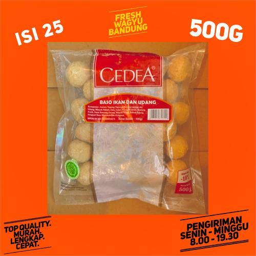 Jual CEDEA BASO UDANG PRAWN BALL 500G SUKI SHABU STEAMBOAT HALAL ...