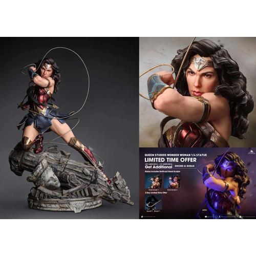 Jual Queen Studios 1/4 Scale Wonder Woman Classic Version WW - Jakarta ...
