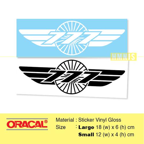 Jual Sticker 777, Sticker Boeing 777, Sticker Logo Boeing 777 - Putih ...