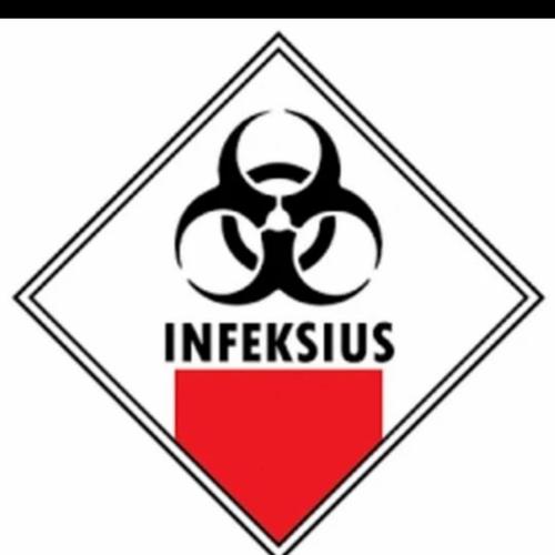 Jual Stiker Sgin 15x15cm.Simbol Limbah B3.INFEKSIUS - Jakarta Utara ...